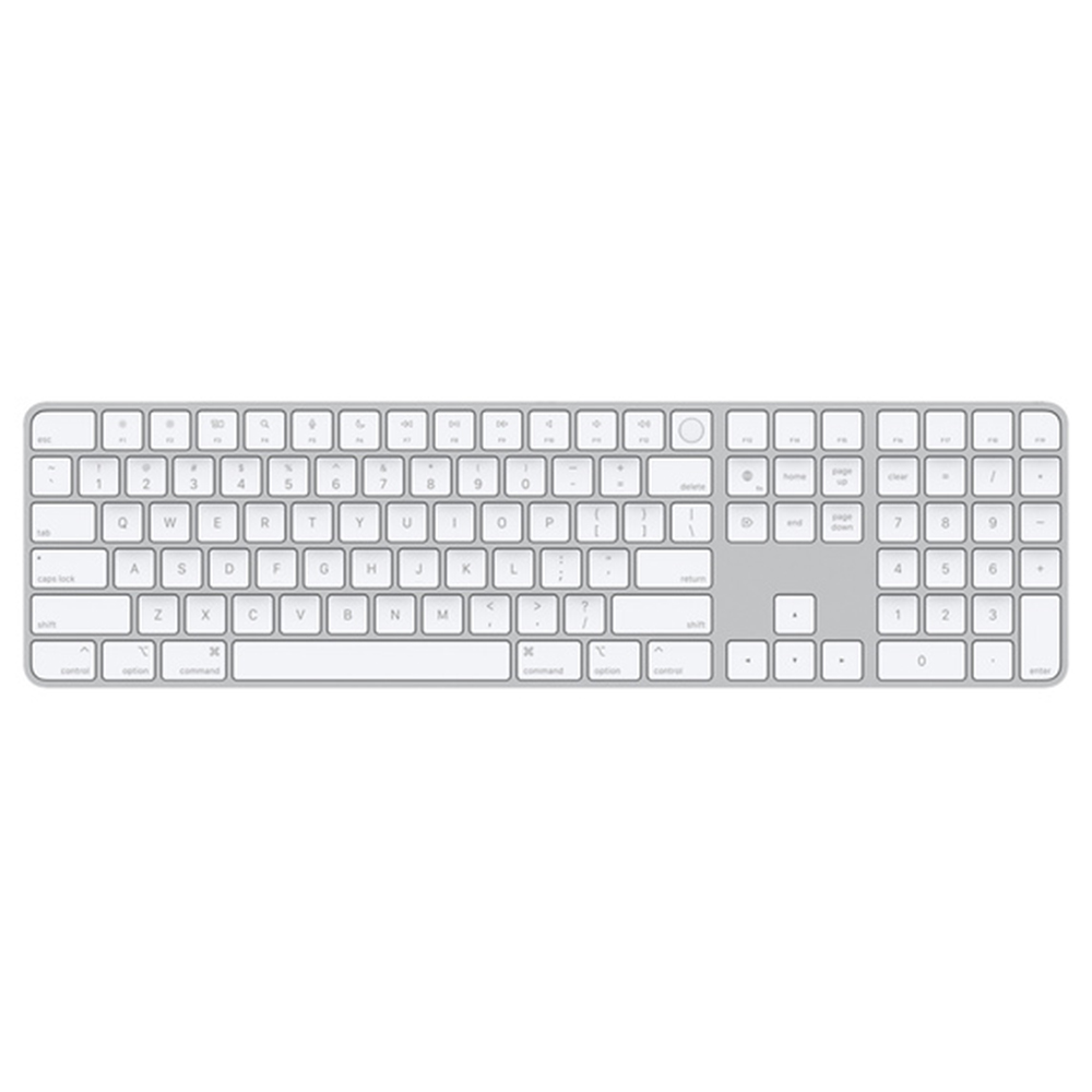 คีย์บอร์ดไร้สาย Apple Magic Keyboard with Touch ID and Numeric Keypad ...