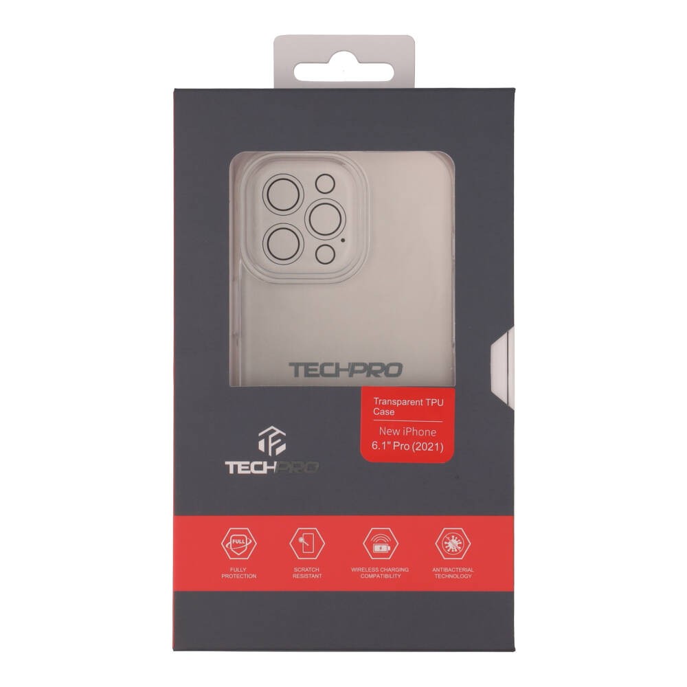 เคส TECHPRO iPhone 13 Pro TPU Transparent | Education Studio7