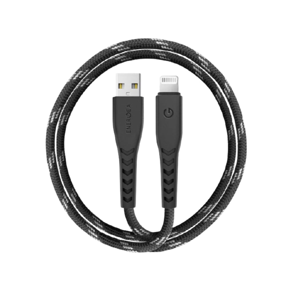 สายชาร์จ Energea Lightning Cable NYLOFLEX C89 1.5M. Black | Education Studio7