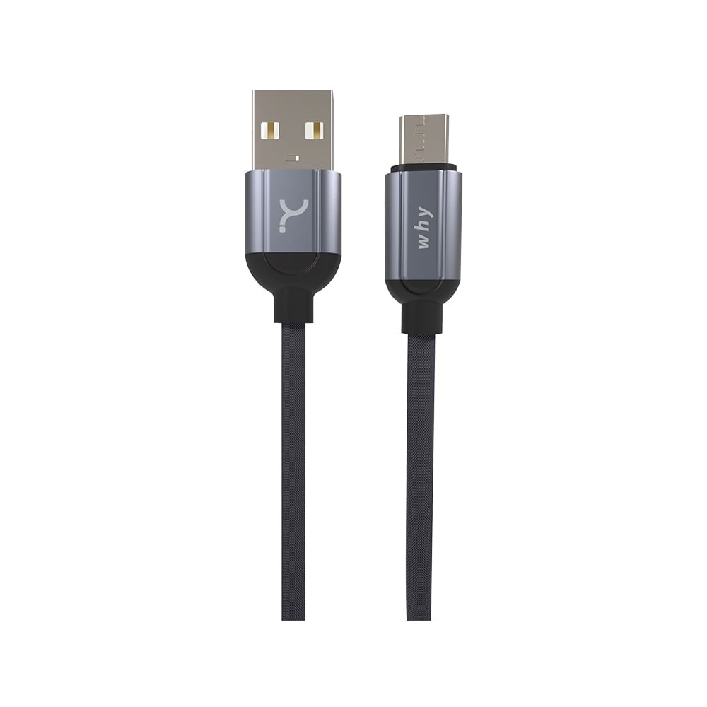 สายชาร์จ WHY Micro USB Cable Alpha UC-1231A 1M. Gray | Education Studio7