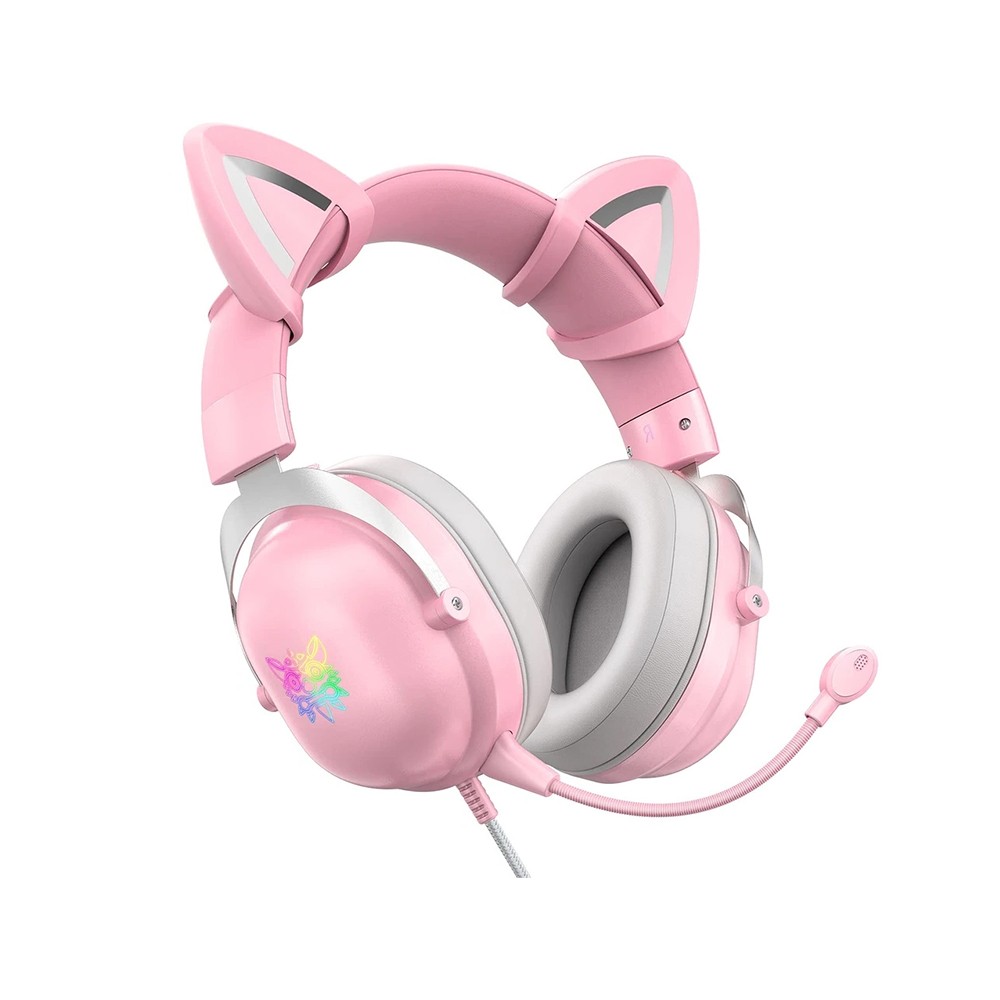 หูฟังเกมมิ่ง Onikuma Gaming Headset X11 RGB Limited Edition Pink ...