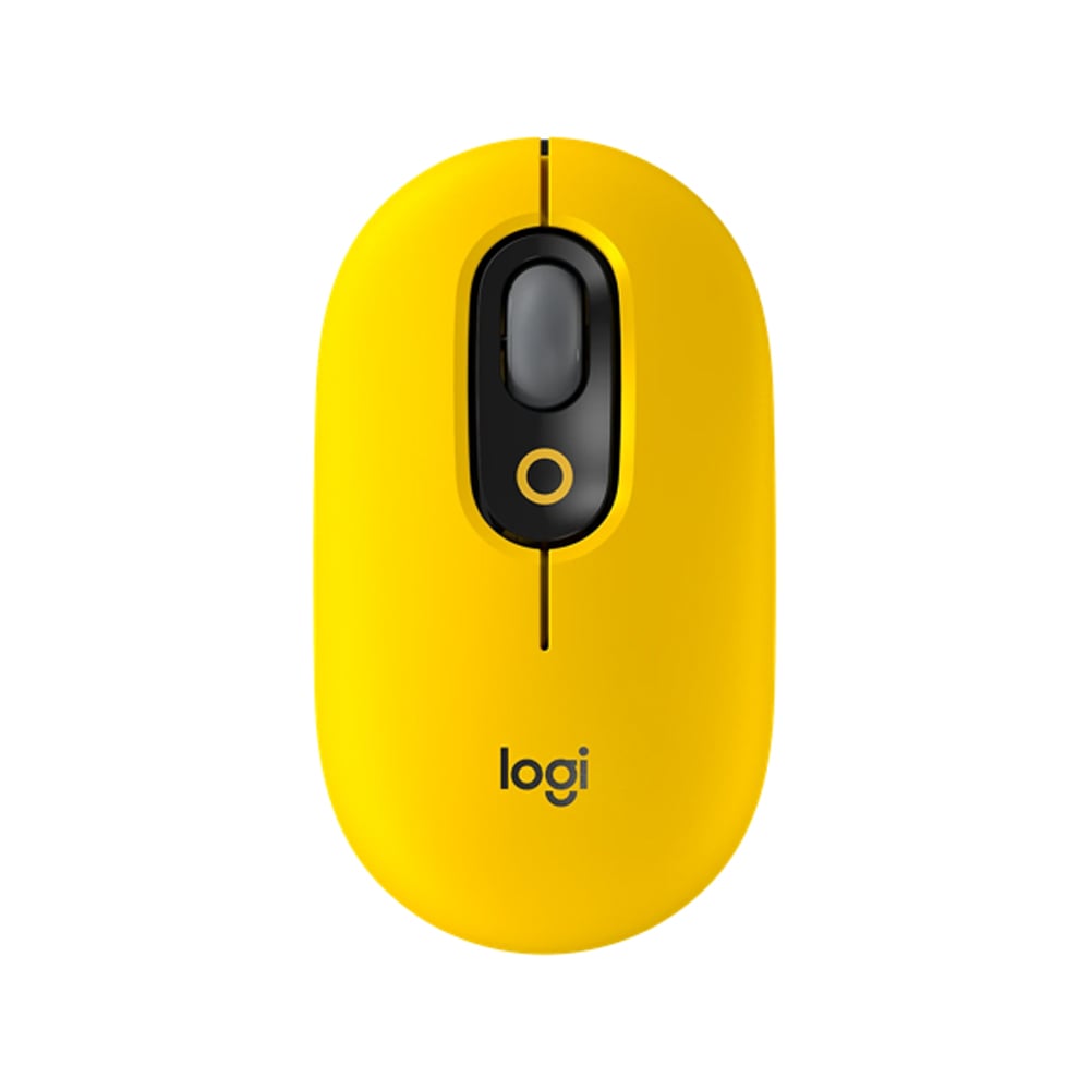 เมาส์ไร้สาย Logitech POP Wireless Mouse with Emoji Blast Yellow ...