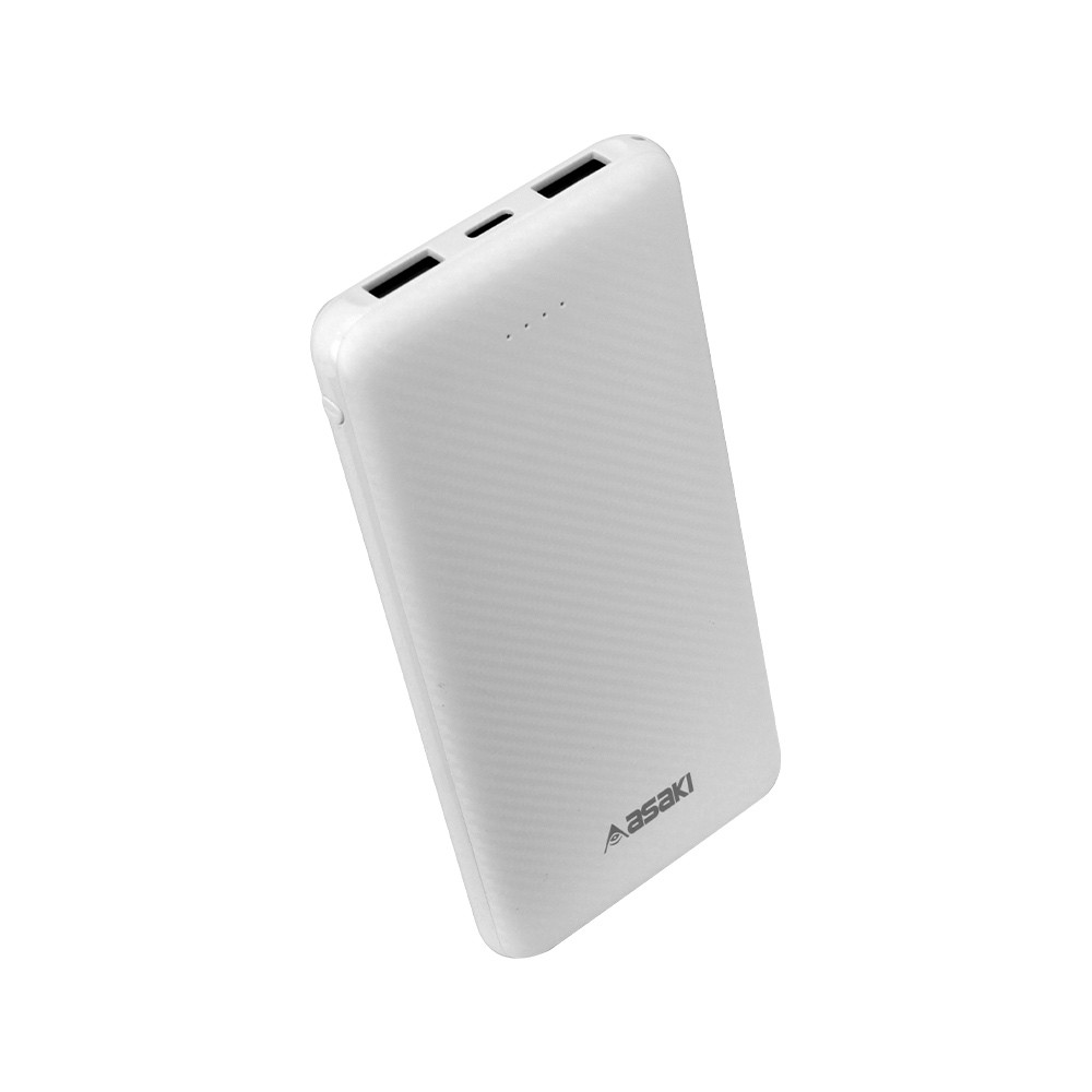 พาวเวอร์แบงค์ ASAKI Power Bank 10000 mAh / A-B3554 White | Education ...