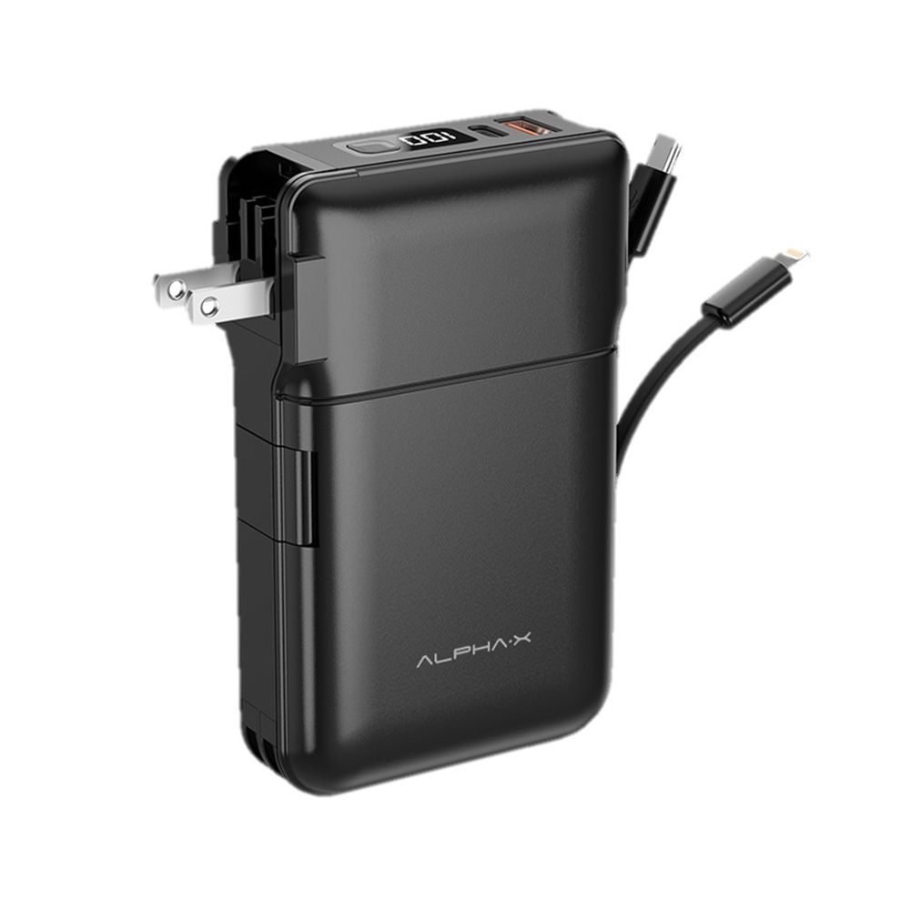 พาวเวอร์แบงค์ ALPHA Power Bank 20000 mAh With Built In Cable and ...