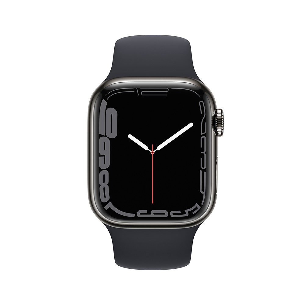 แอปเปิ้ลวอช 7 GPS + Cellular, 41mm Graphite Stainless Steel with ...