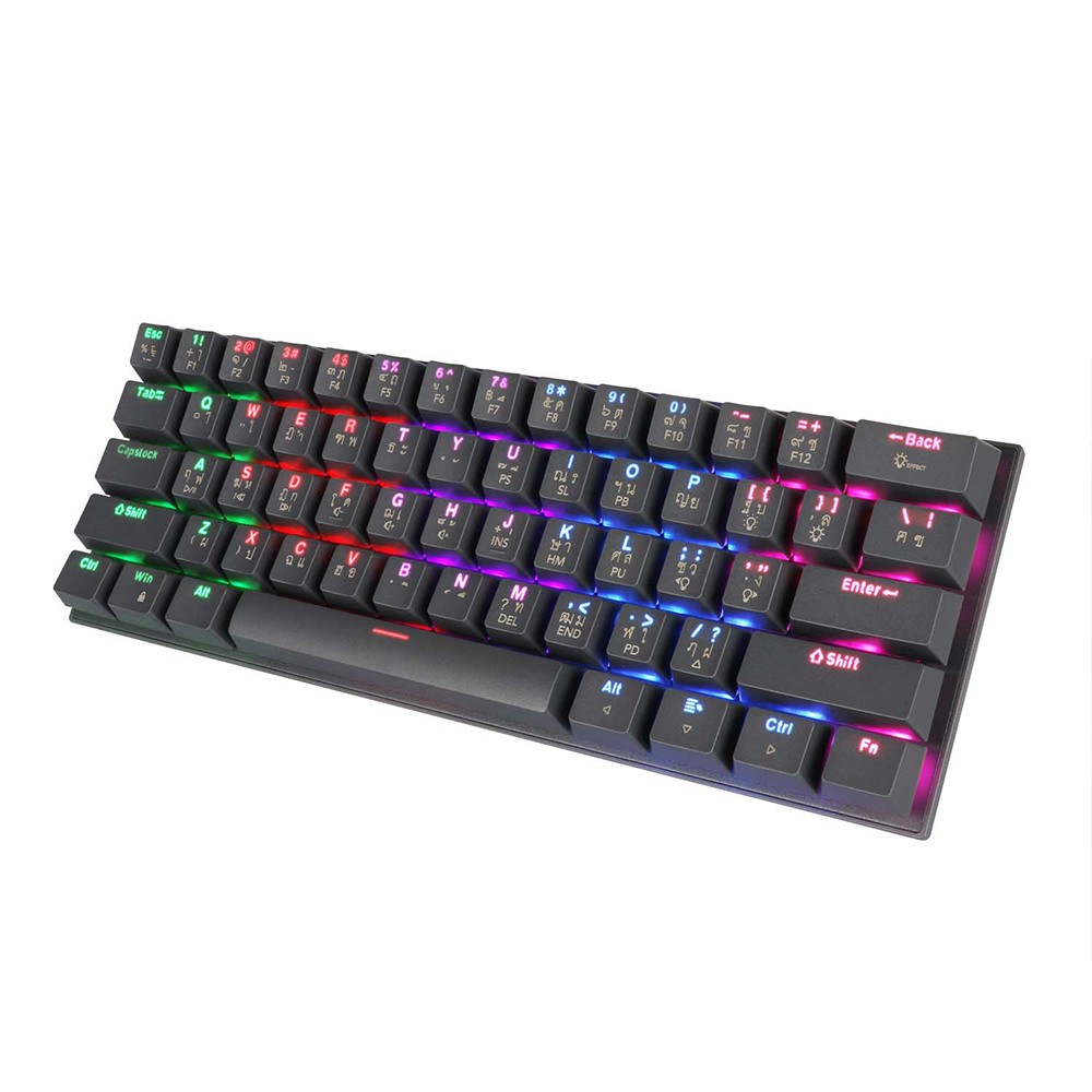 Tsunami Gaming Keyboard MK-61 Graphite Gray Blue Switch | Education Studio7