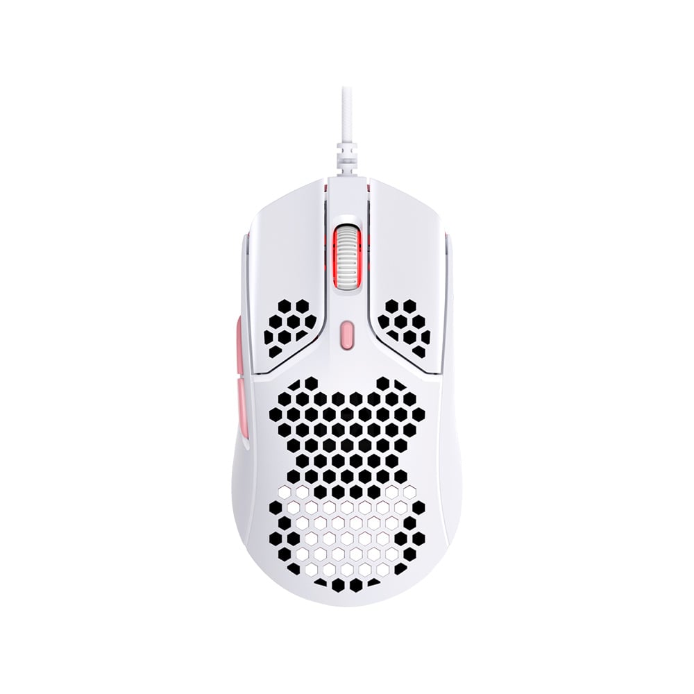 เมาส์เกมมิ่ง Hyper X Gaming Mouse Pulsefire Haste White/Pink ...