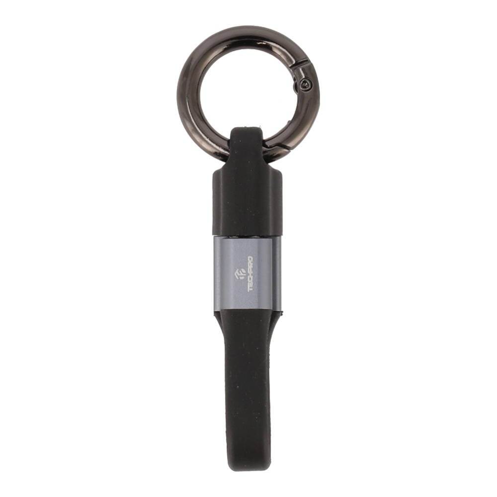 สายชาร์จ TECHPRO Mini Portable Keyring Charge & Sync Cable - USB-A to Lightning | Education Studio7
