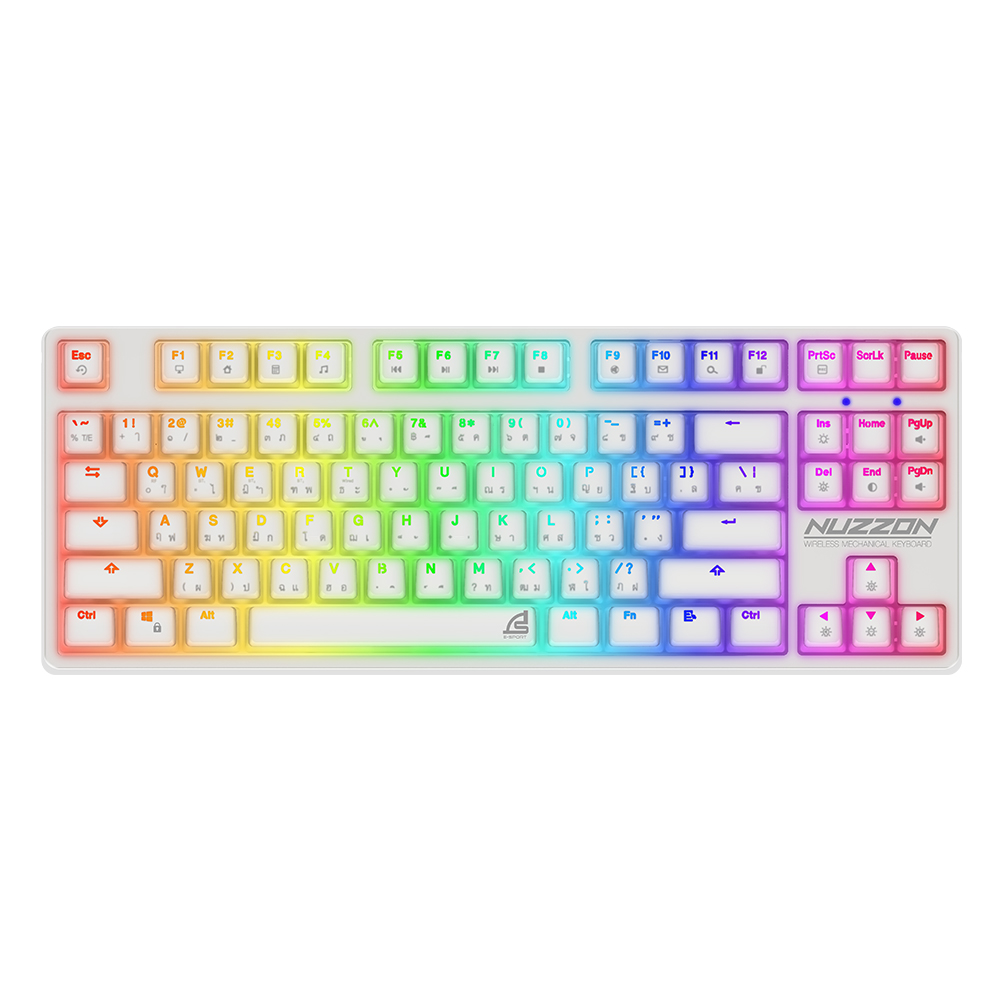 Signo Gaming Keyboard Nuzzon KB-751 Wireless Mechanical White (Red ...