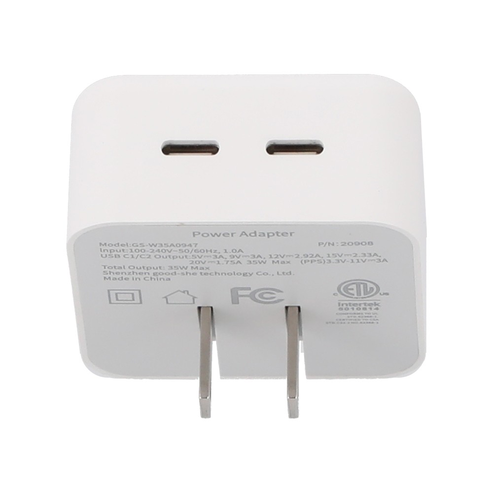 อะแดปเตอร์ Blue Box 35W Dual USB-C Port Fast Charge Adapter - Matte ...