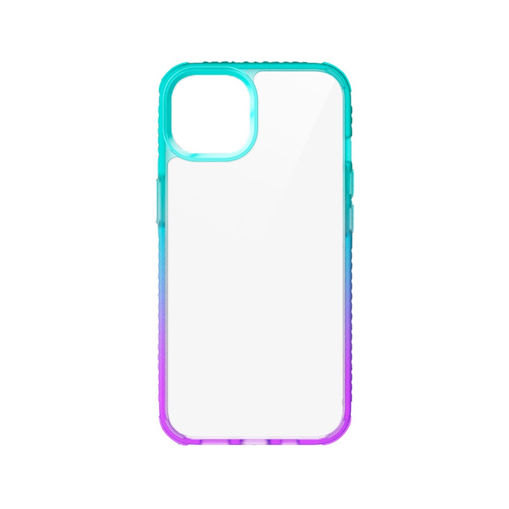 เคสใสไอโฟน Wroof Esteem Color-Green/Purple สำหรับ iPhone 14 Pro Max (6. ...
