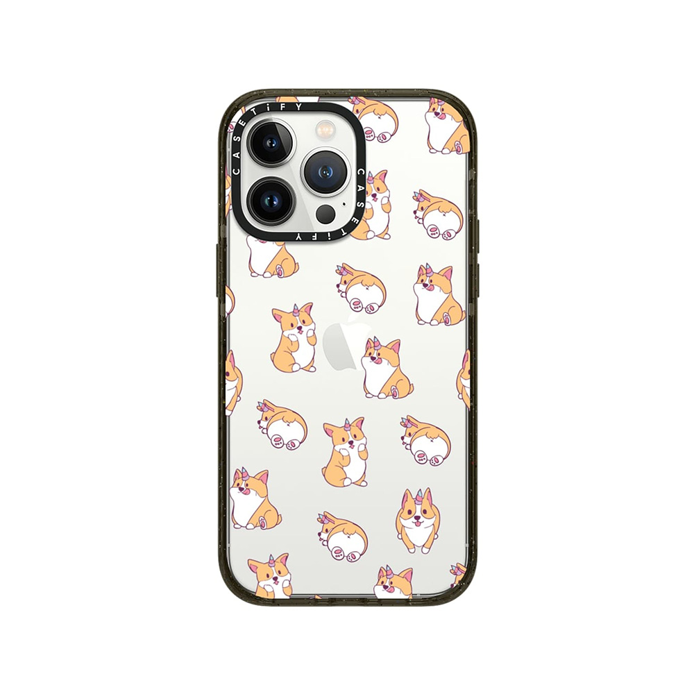 เคสไอโฟน Casetify Impact Crush Cute Corgi Unicorn สำหรับ iPhone 14 Pro ...