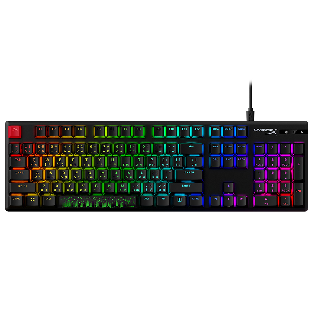 คีย์บอร์ดเกมมิ่ง Hyper X Gaming Keyboard Alloy Origins PBT Red SW (Th ...