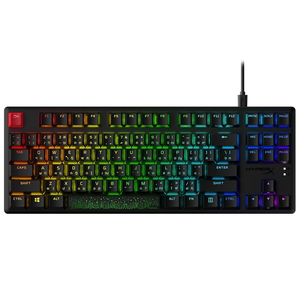 คีย์บอร์ดเกมมิ่ง Hyper X Gaming Keyboard Alloy Origins Core PBT Red SW ...