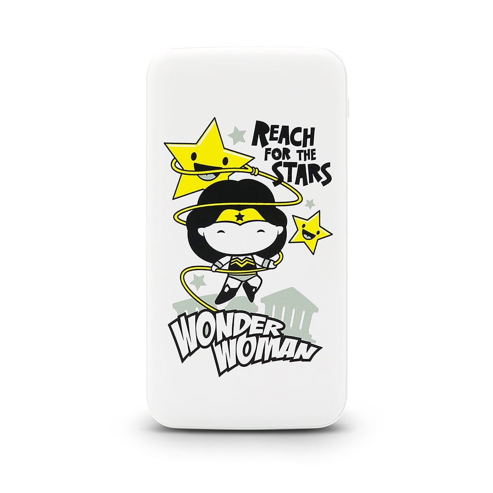 พาวเวอร์แบงค์ VOX Power Bank 10000 mAh (Quick Charge) WONDERWOMAN WHITE ...