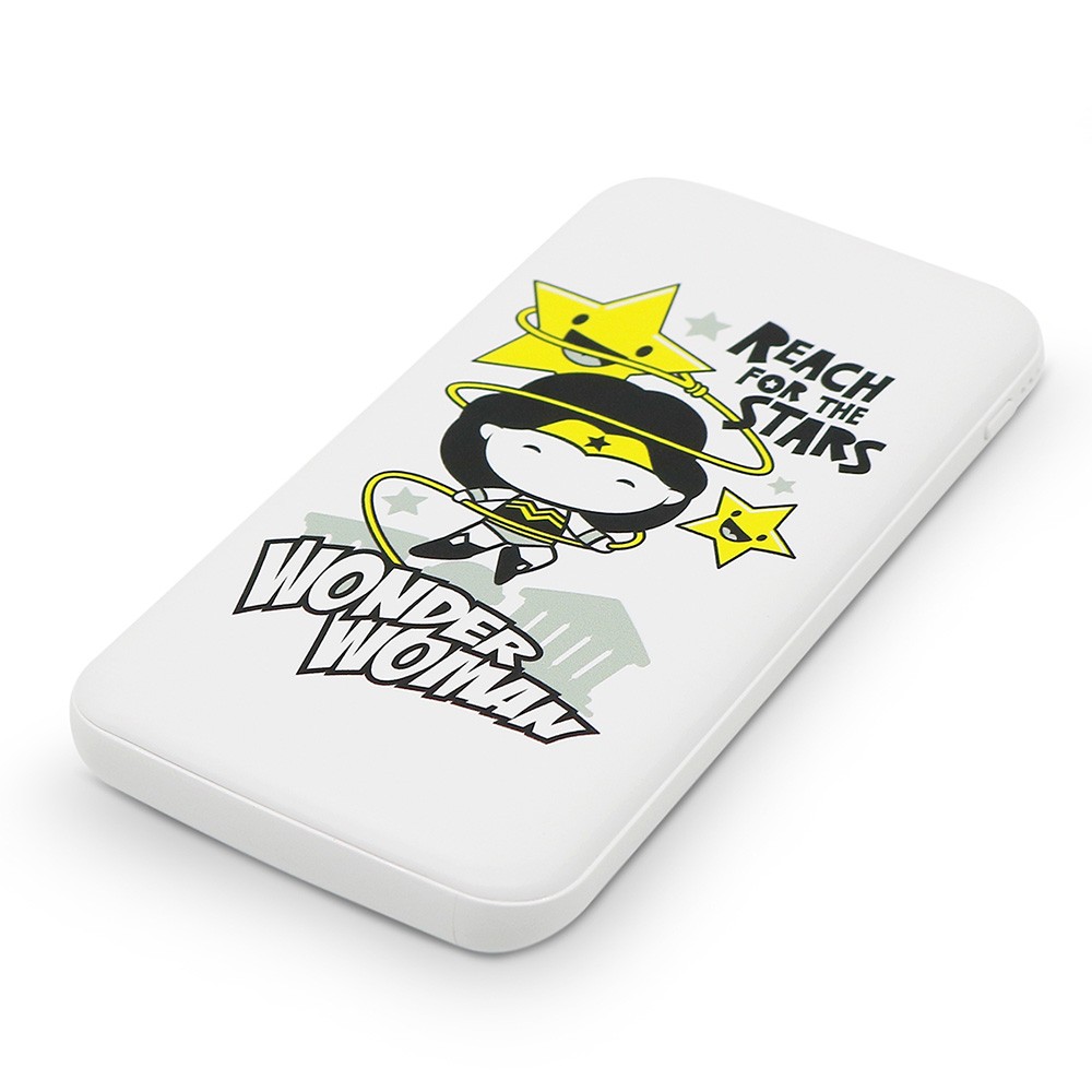 พาวเวอร์แบงค์ VOX Power Bank 10000 mAh (Quick Charge) WONDERWOMAN WHITE ...