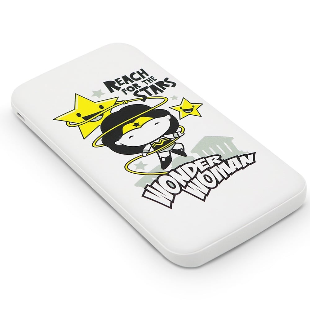 พาวเวอร์แบงค์ VOX Power Bank 10000 mAh (Quick Charge) WONDERWOMAN WHITE ...