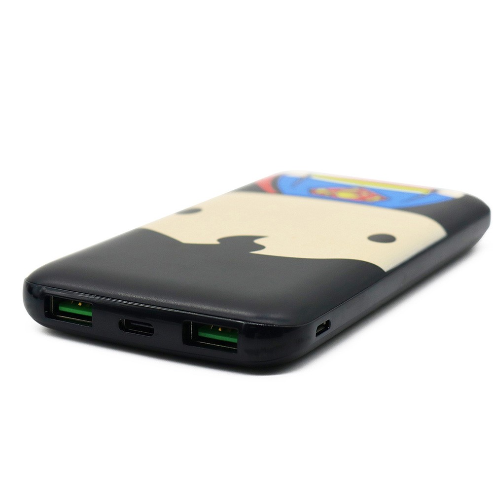 พาวเวอร์แบงค์ VOX Power Bank 10000 mAh (Quick Charge) SUPERMAN BLACK ...