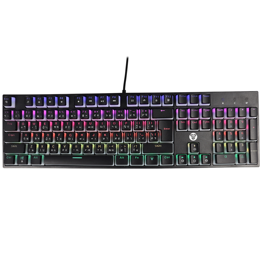 คีย์บอร์ดเกมมิ่ง Fantech Gaming Keyboard MK887 Mechanical Black (Blue ...