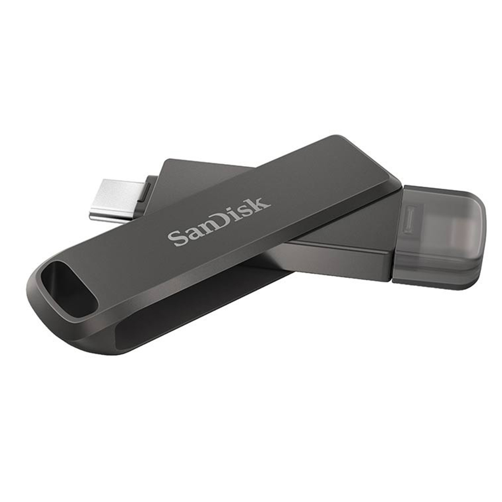 แฟลชไดร์ฟ SanDisk iXpand Flash Drive Luxe 128GB Black Lightning and ...