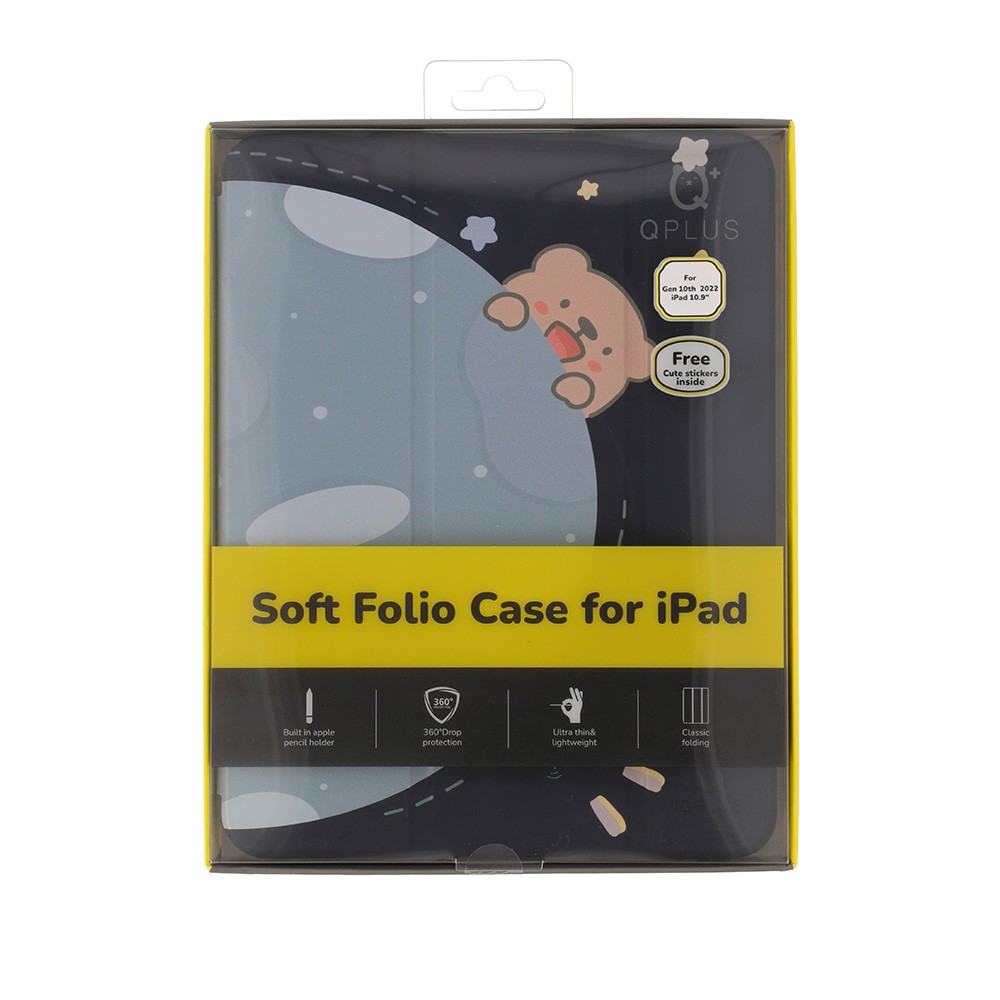 เคส QPLUS iPad Gen 10 (2022) Trifold Milky Navy Way | Education Studio7