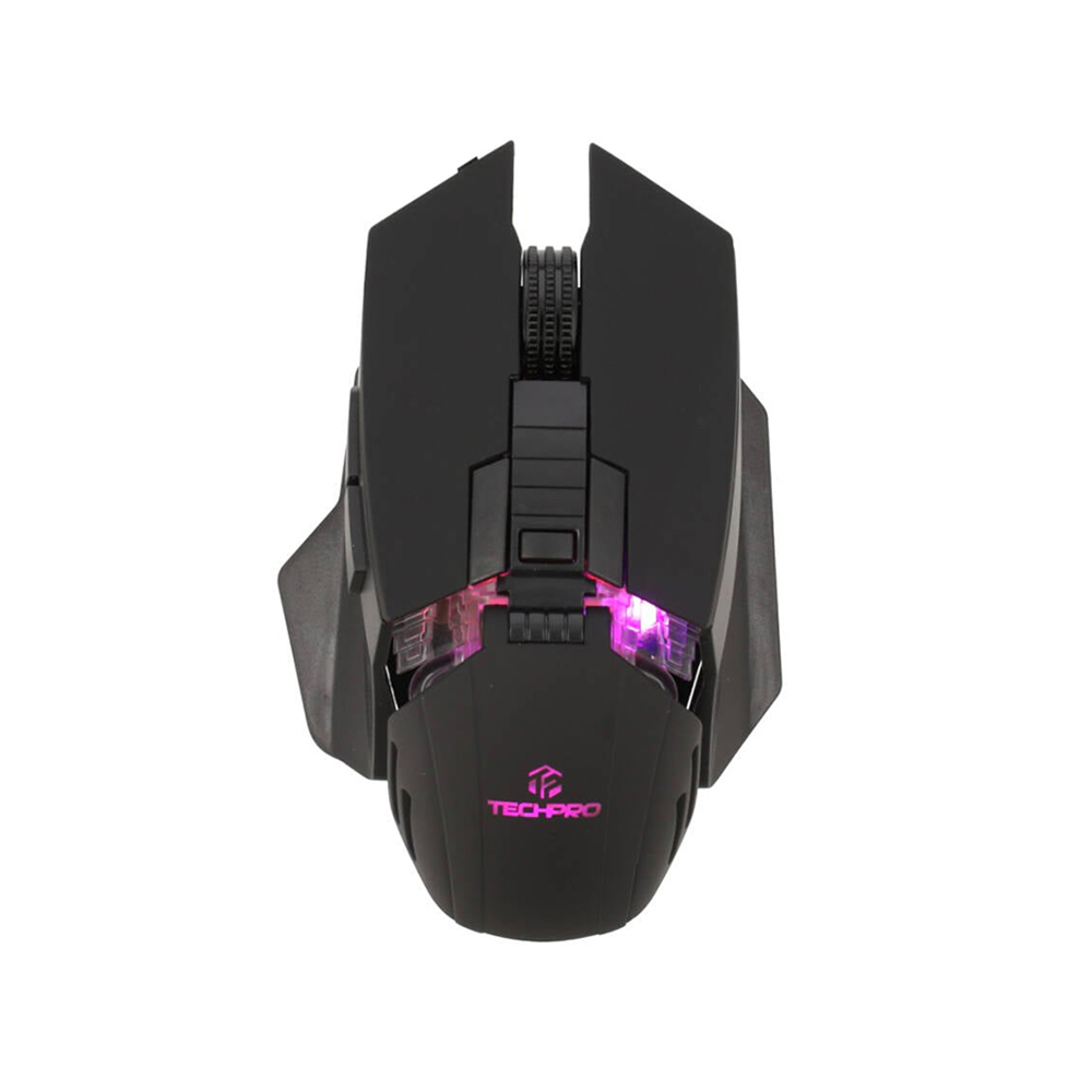 เมาส์เกมมิ่ง TECHPRO Mouse Gaming RGB FV-507 Black | Education Studio7