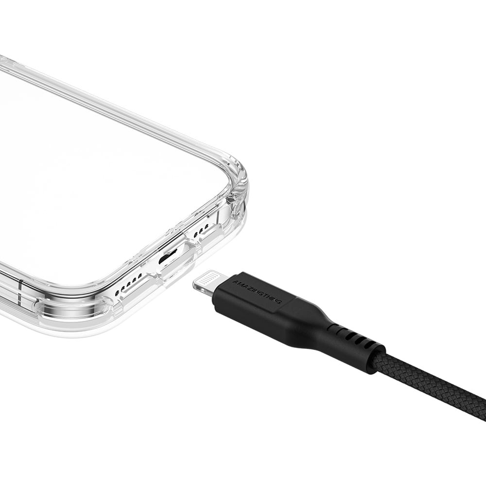 สายชาร์จ AMAZINGthing USB-C to Lightning Cable Thunder Pro 1.1M Black ...