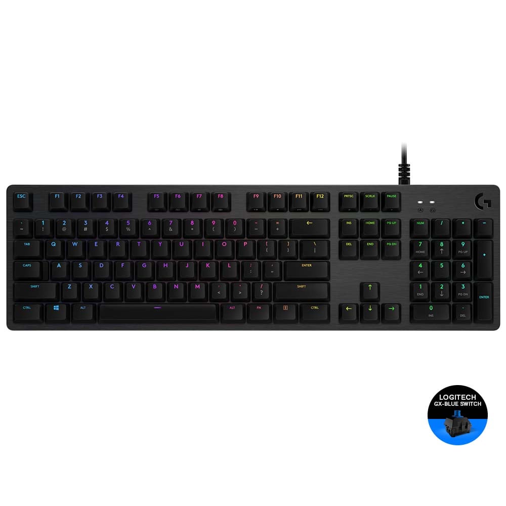Logitech Gaming Keyboard G512 RGB Mechanical Carbon Clicky | Education ...