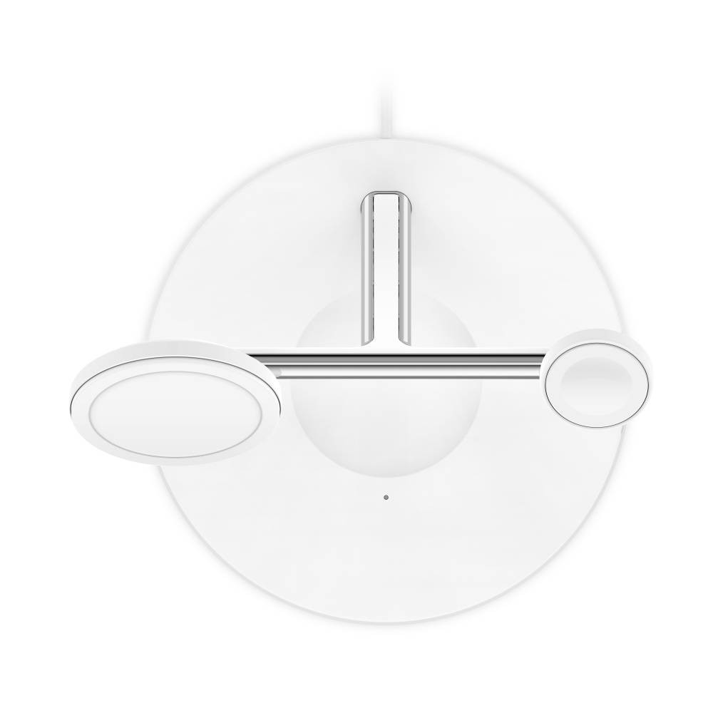 แท่นชาร์จไร้สาย Belkin 3-in-1 Wireless Charger PRO MagSafe 15W White ...