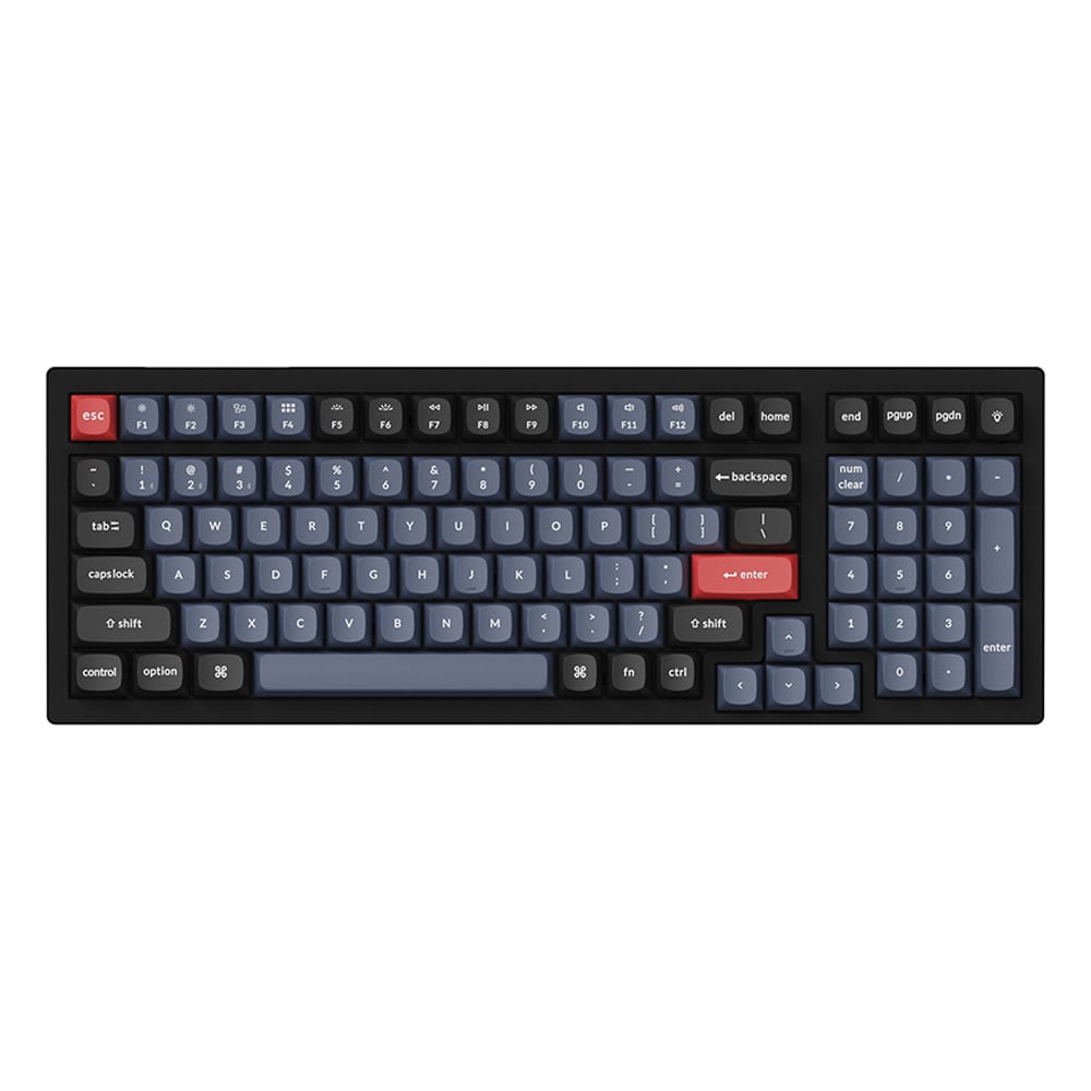 คีย์บอร์ดเกมมิ่ง Keychron Gaming Keyboard K4 Pro Black frame-A (Hot ...