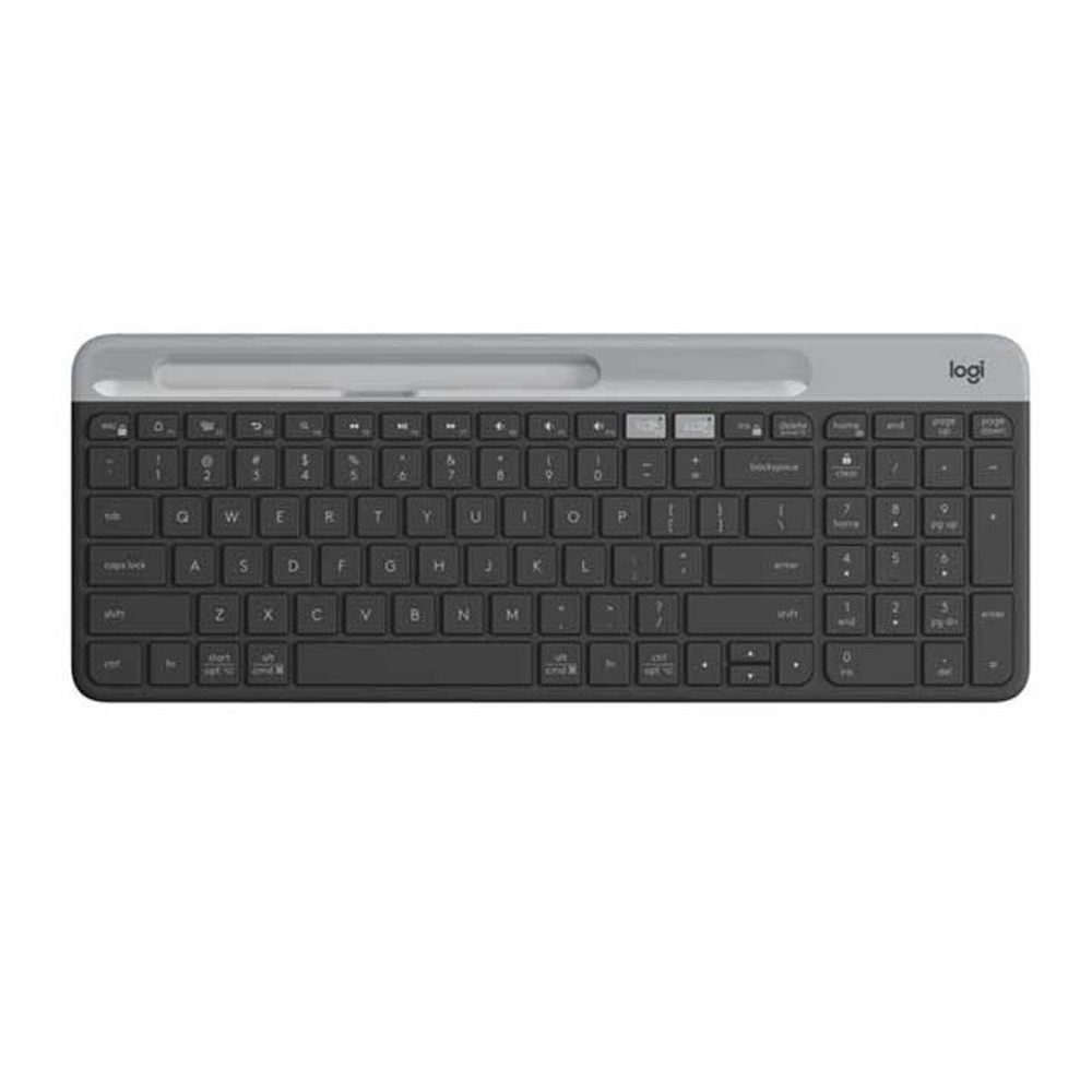 คีย์บอร์ดไร้สาย Logitech Bluetooth and Wireless Keyboard Multi-Device ...