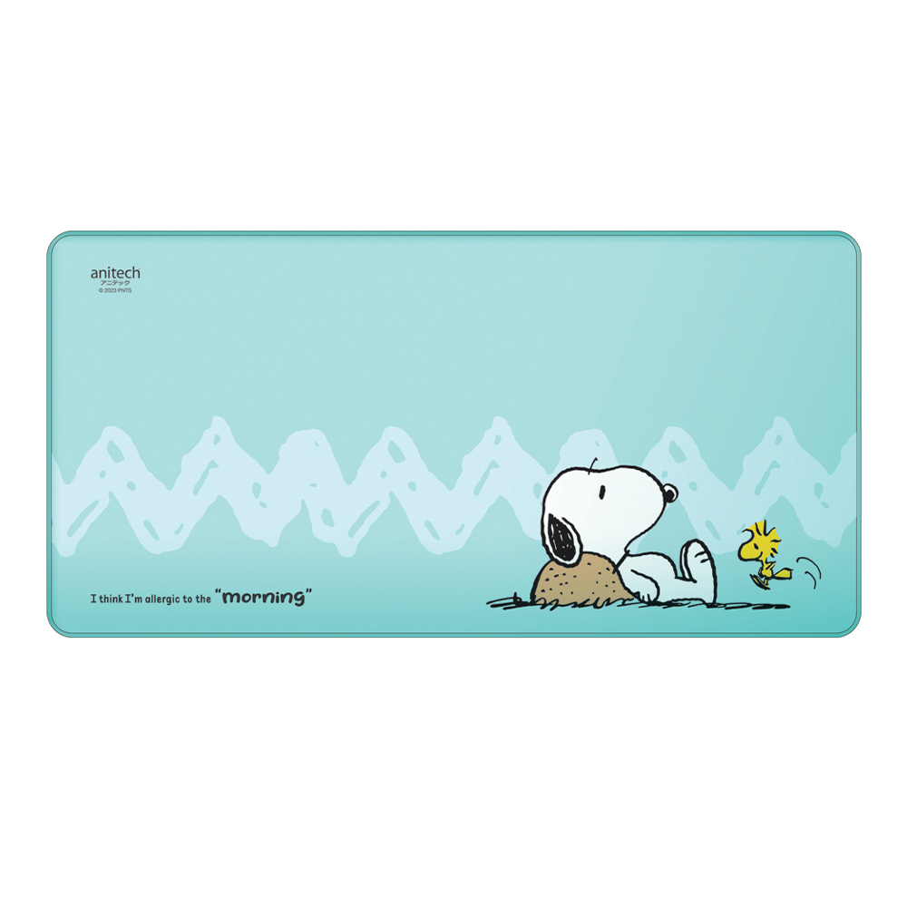 แผ่นรองเมาส์ Anitech x Peanuts รุ่น SNP-MP004 สีฟ้า | Education Studio7