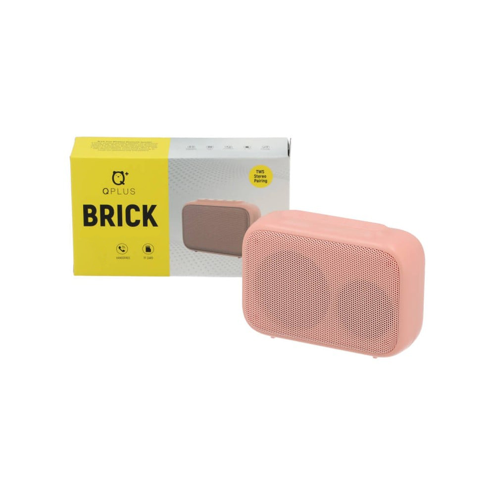 ลำโพงพกพา - QPLUS Speaker Brick Pink | Education Studio7