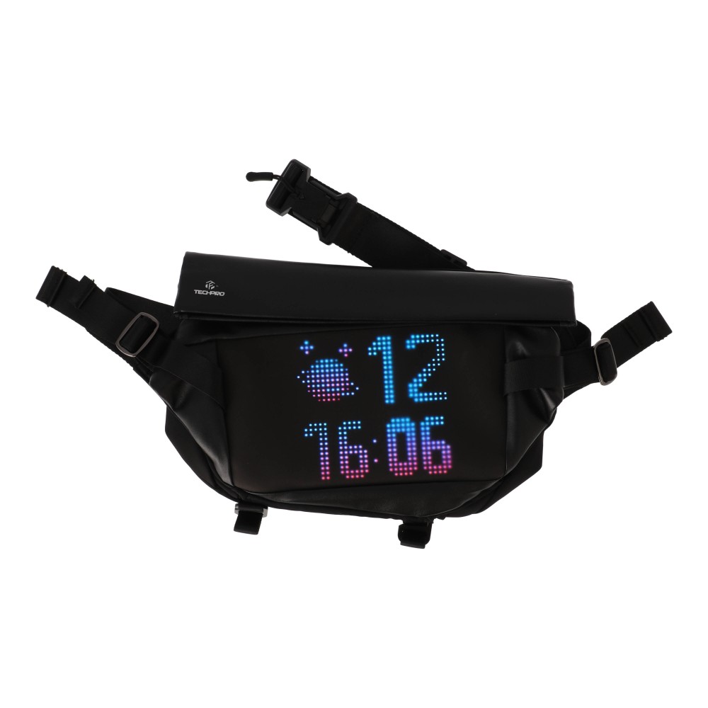 TECHPRO กระเป๋าสะพาย ดีไซน์สวย Pixel LED Display Sling Bag | Education ...