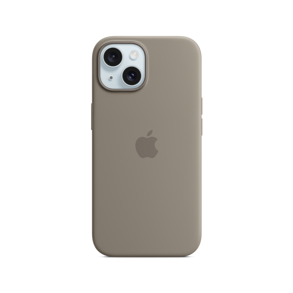 Apple iPhone 15 Silicone Case with MagSafe - Clay | Education Studio7