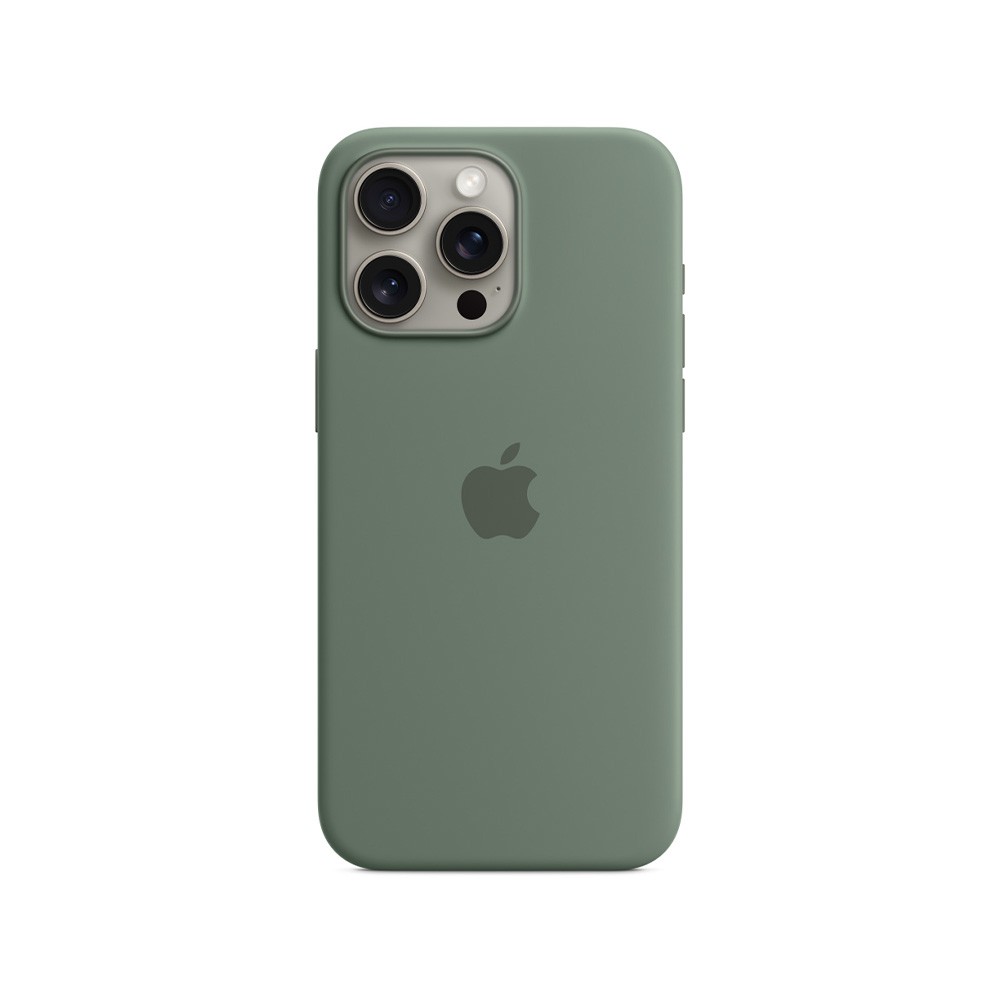 เคสซิลิโคน Apple iPhone 15 Pro Max Silicone Case with MagSafe - Cypress | Education Studio7