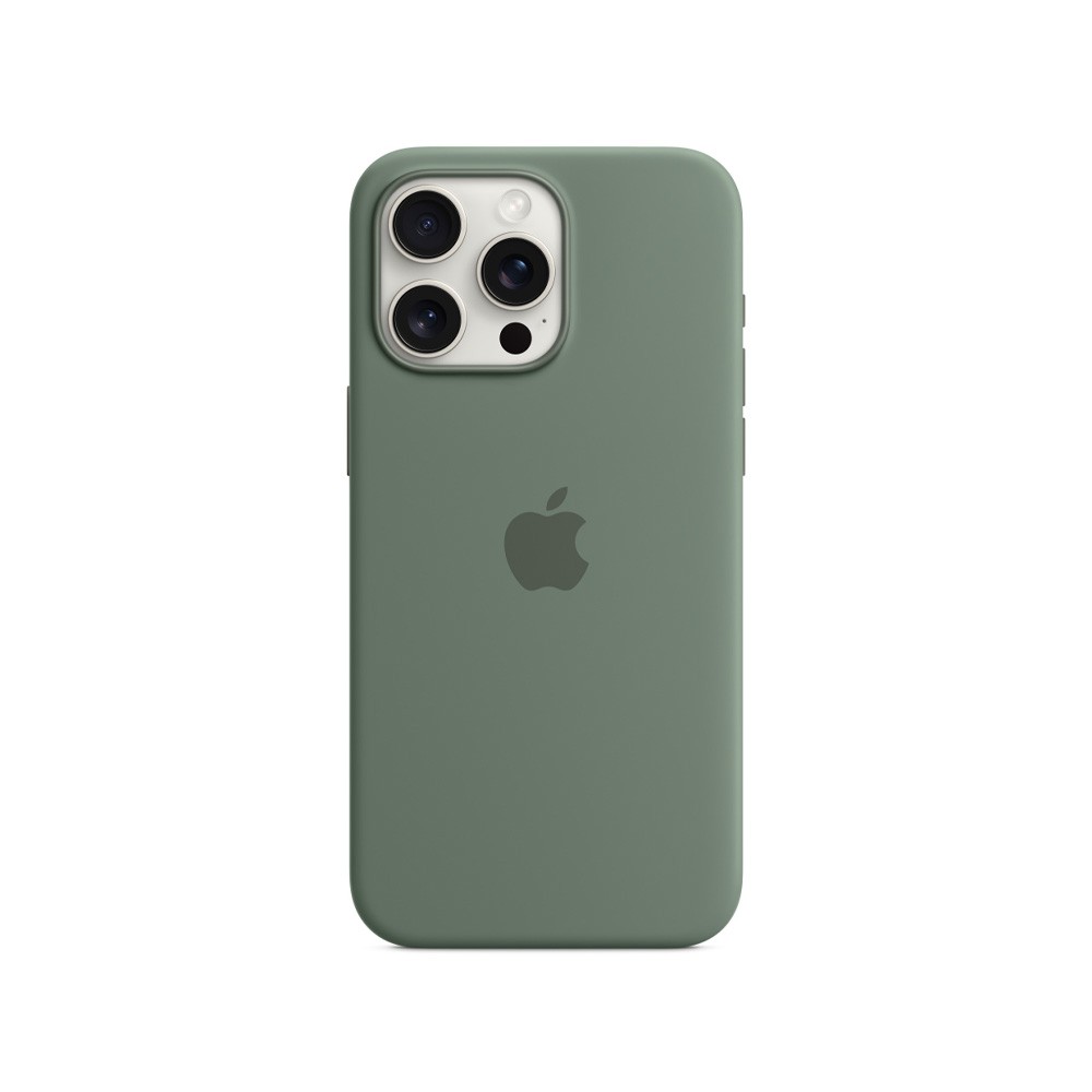 เคสซิลิโคน Apple iPhone 15 Pro Max Silicone Case with MagSafe - Cypress | Education Studio7
