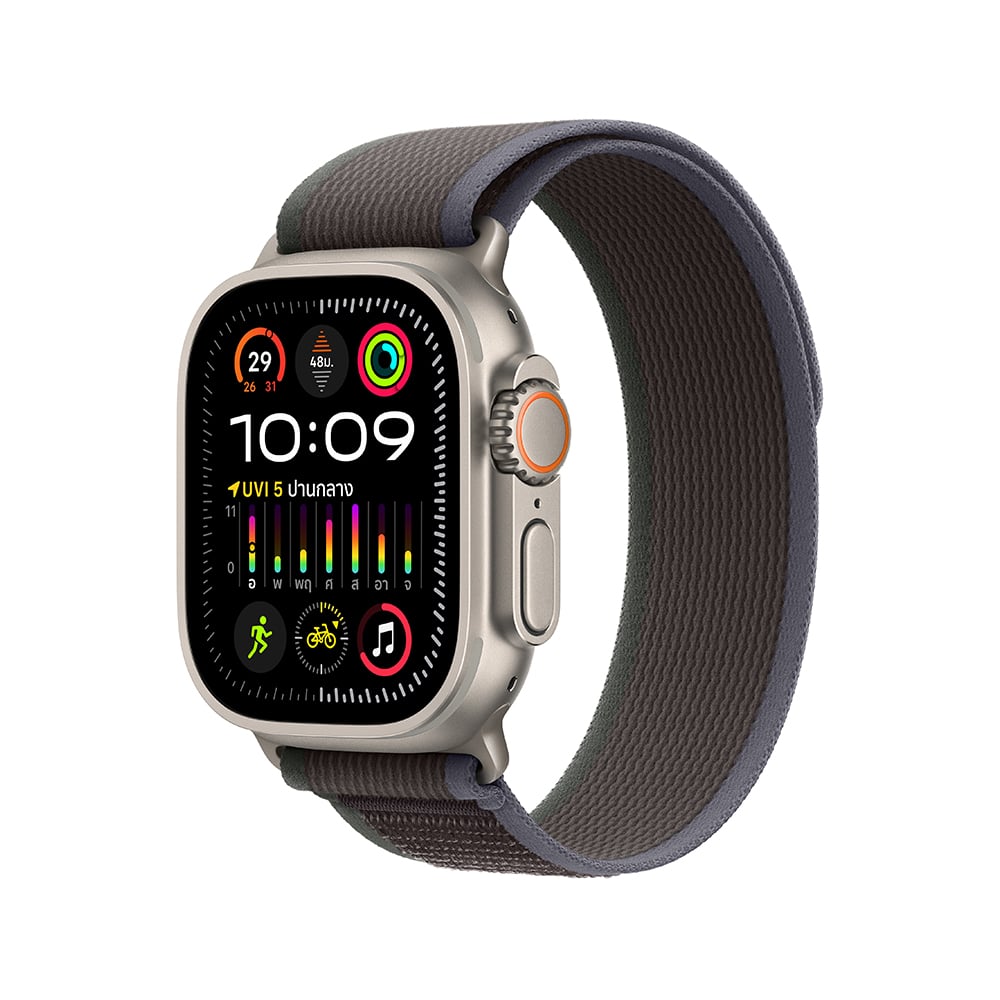 Apple Watch Ultra 2 GPS + Cellular 49mm Titanium Case with Blue/Black ...
