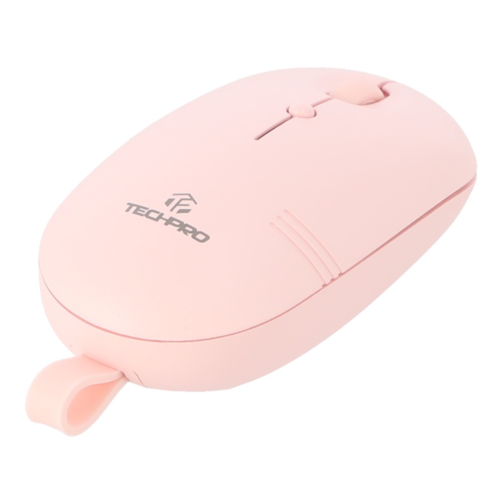 เมาส์ไร้สาย TECHPRO Edge Dual Mouse ABTM01 - Pink | Education Studio7