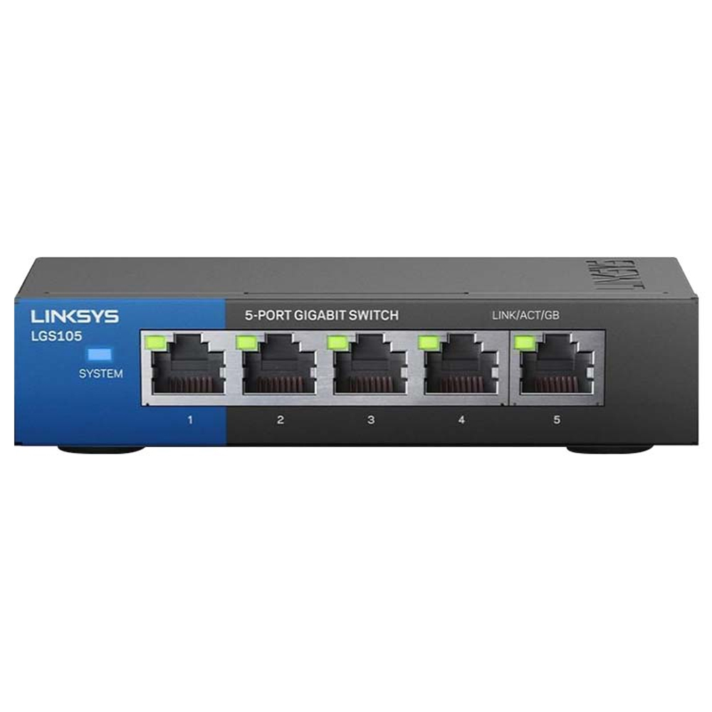 สวิตช์ฮับ Linksys LGS105 Unmanaged Gigabit Switch 5-port | Education ...