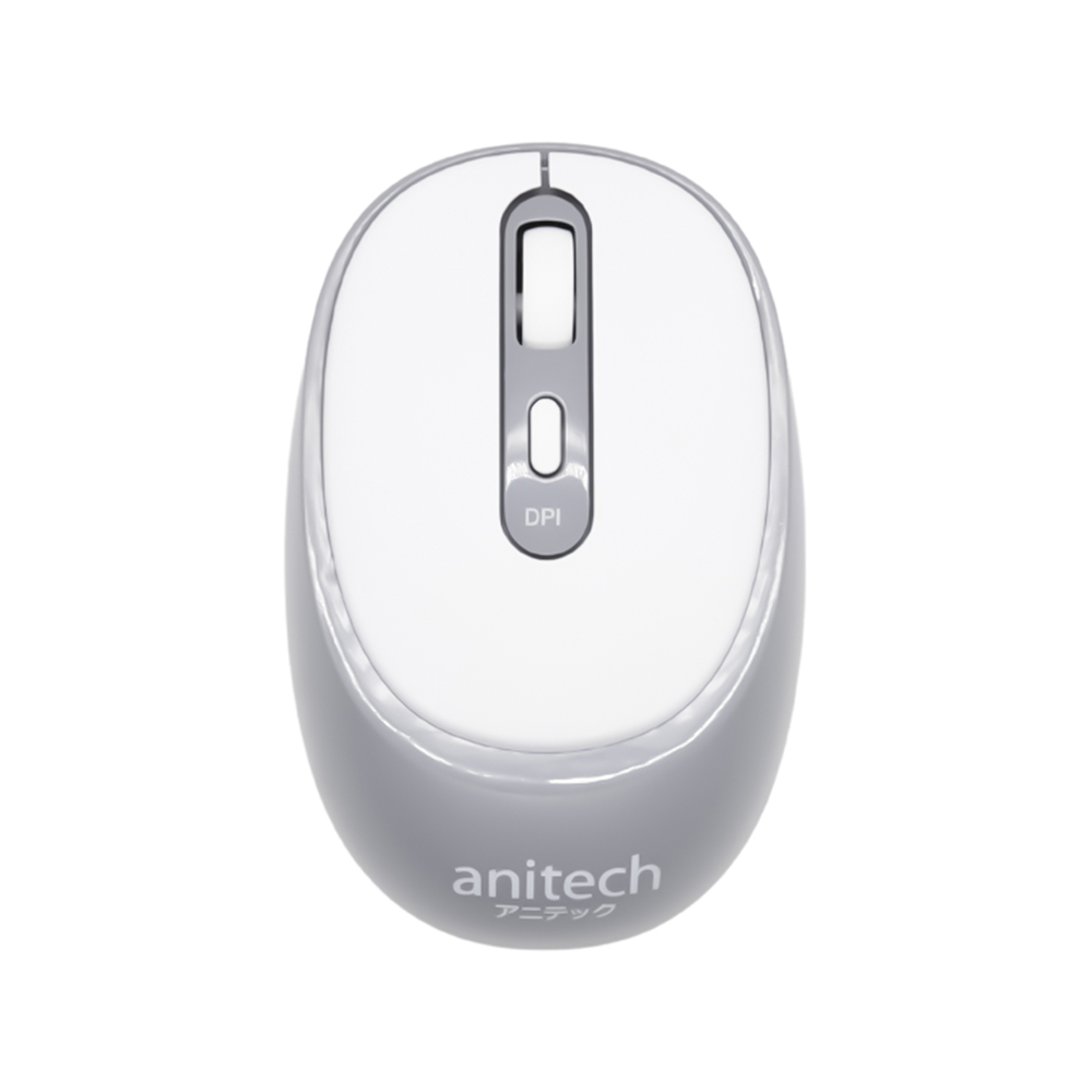 เมาส์ไร้สาย Anitech Wireless Mouse W236 Gray | Education Studio7