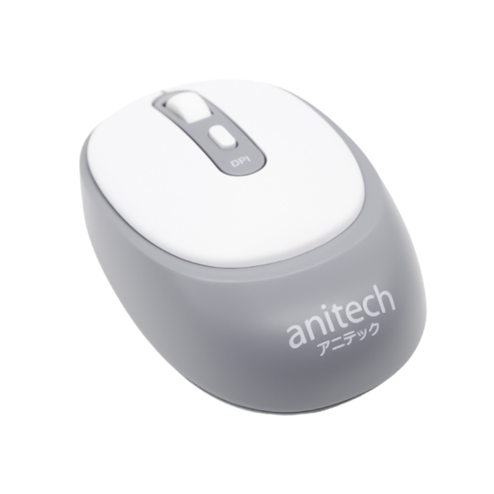 เมาส์ไร้สาย Anitech Wireless Mouse W236 Gray | Education Studio7