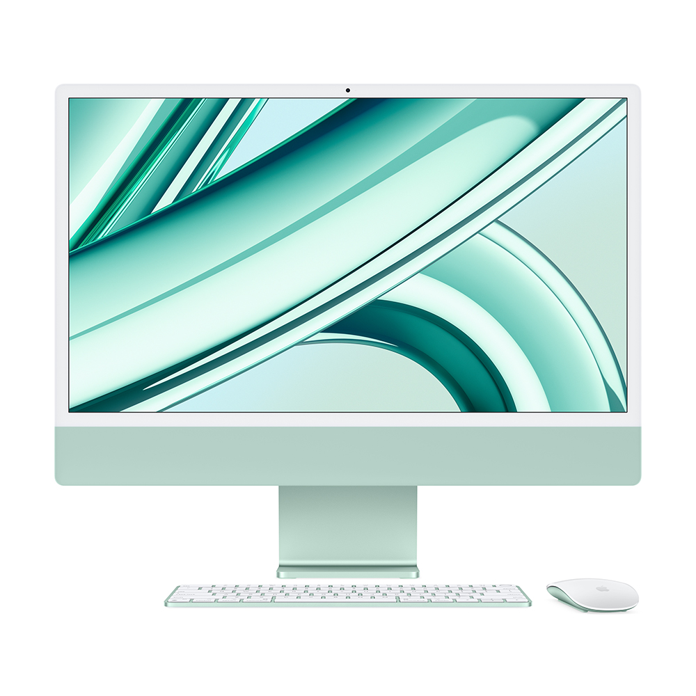 iMac 24" M3 chip CPU/10C ความจุ 256GB สี Green ปี 2023 | Education Studio7