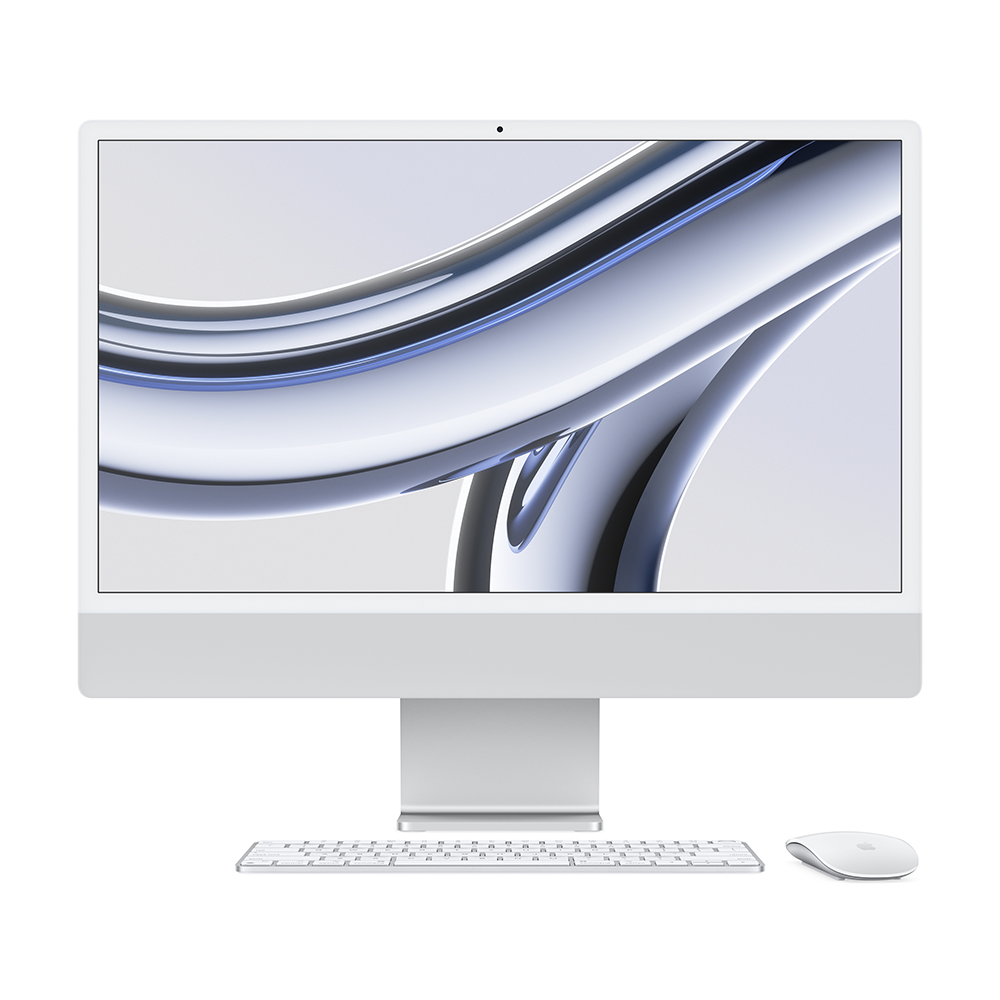iMac 24" M3 chip CPU/10C ความจุ 512GB สี Silver ปี 2023 | Education Studio7