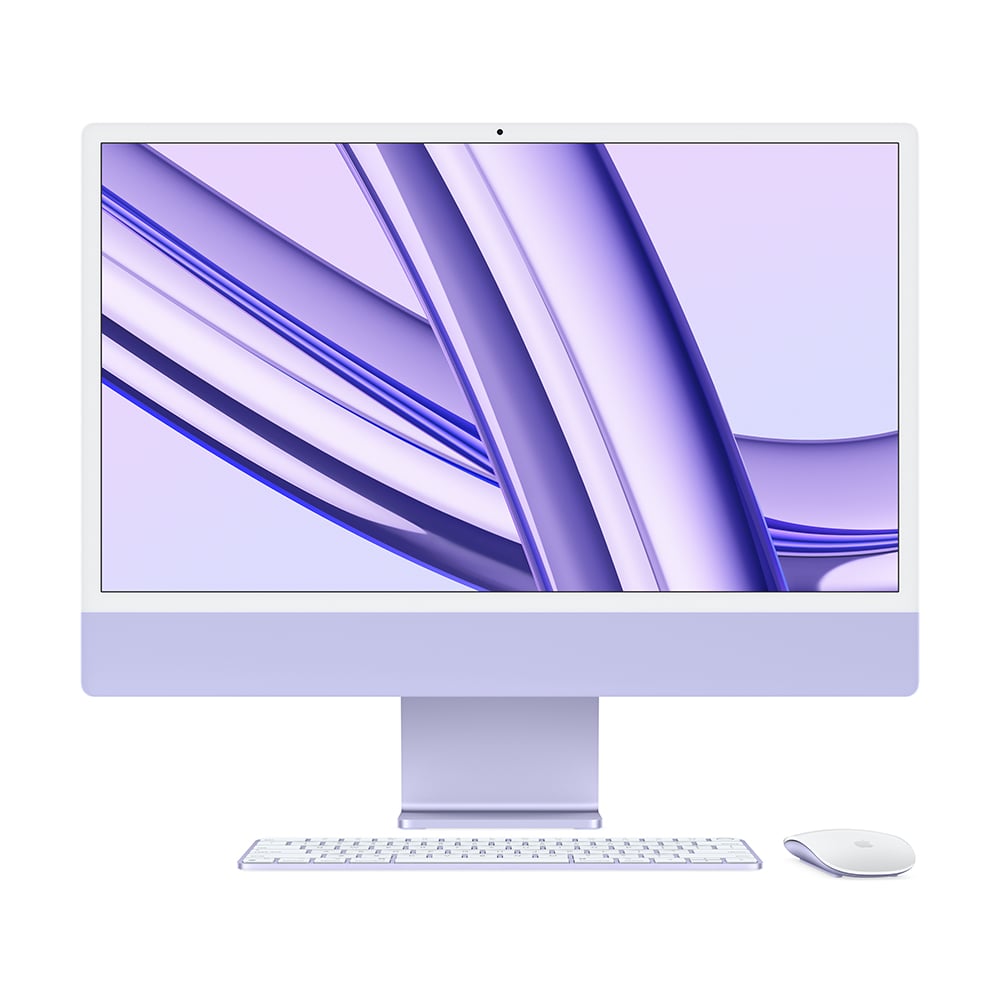 iMac 24" M3 chip CPU/10C ความจุ 256GB สี Purple ปี 2023 | Education Studio7
