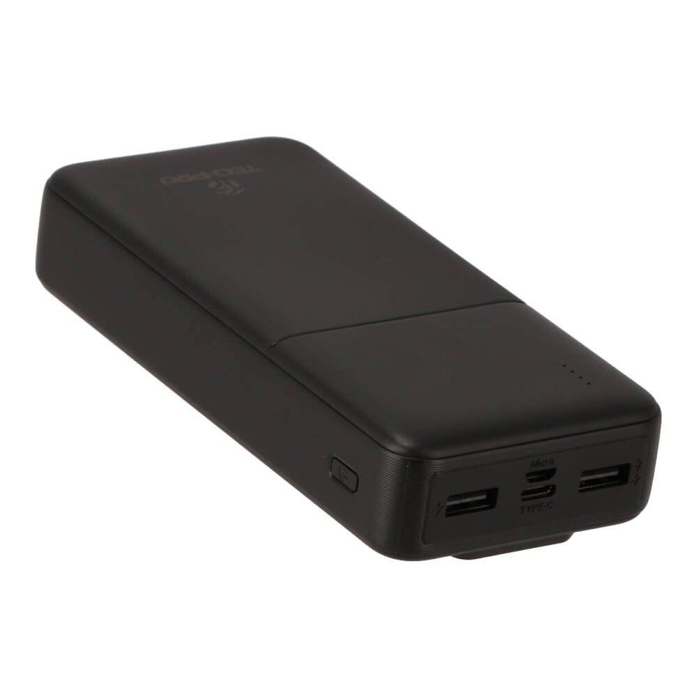 พาวเวอร์แบงค์ TECHPRO ความจุ 20000 mAh with Built in Lightning + Type-C ...