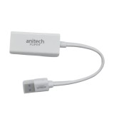 Anitech Port hub RA201 USB-A to Ethernet Adapter | Education Studio7