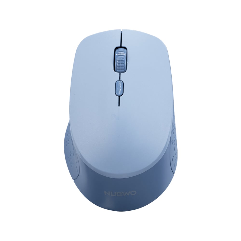 เมาส์ไร้สาย NUBWO Mouse NMB036 Light Blue/Dark Blue | Education Studio7