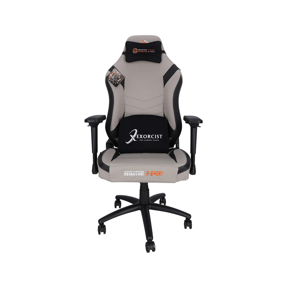 เก้าอี้เกมมิ่ง Neolution E-Sport Gaming Chair Premium Exorcist สี เทาดำ | Education Studio7