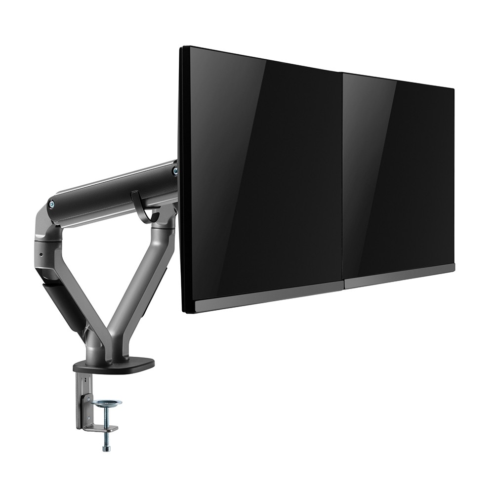 แขนจับมอนิเตอร์ Liv Simple Dual Monitor Arm Space Grey | Education Studio7